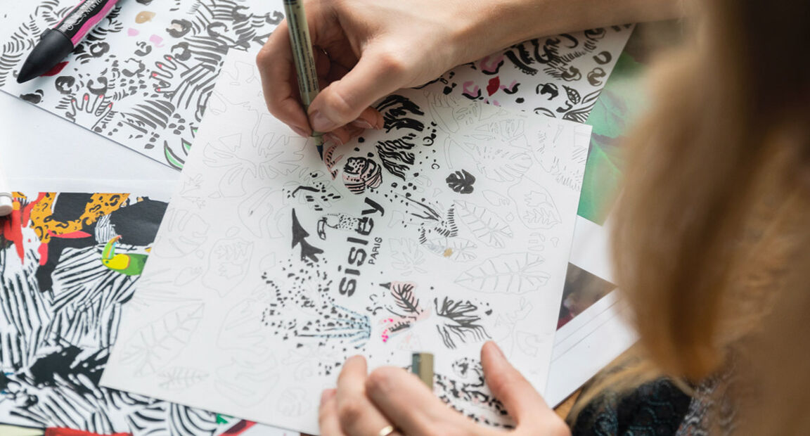 sisley coloring pages